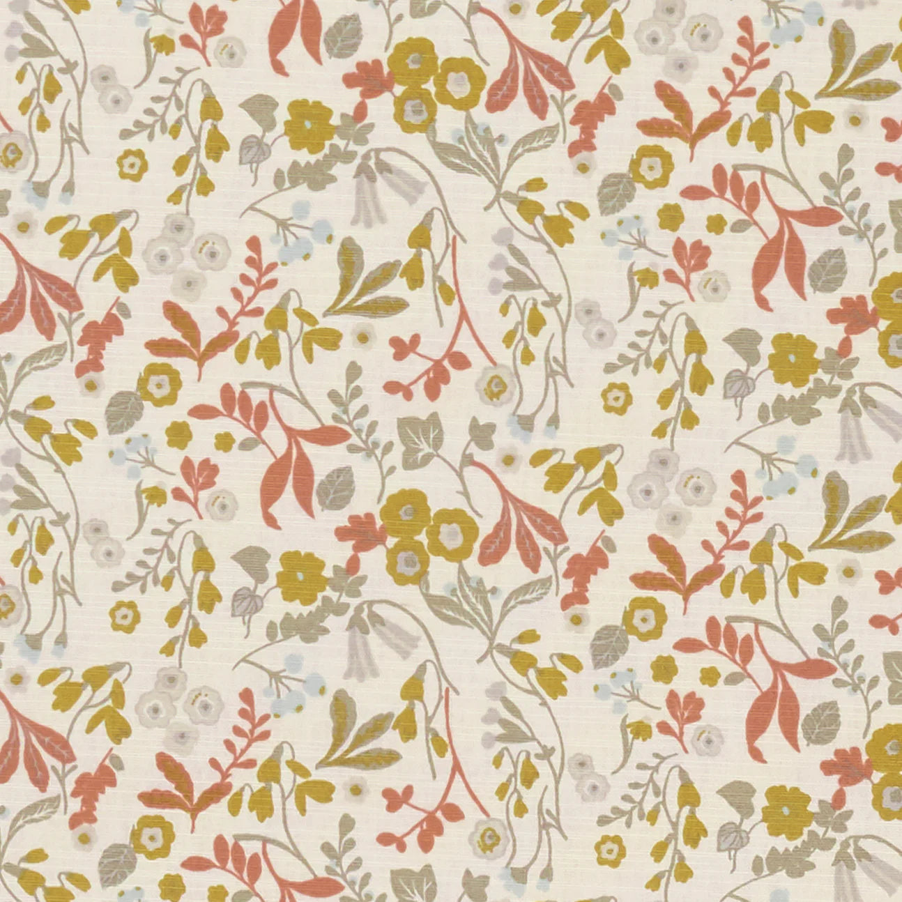 Ashbee Ochre Grey and Burnt Orange Oilcloth Tablecloth 200cm x 132cm b