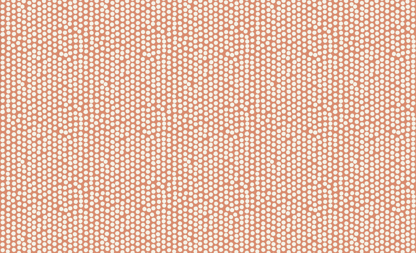 Spotty Burnt Orange Oilcloth - PVC Tablecloths & Vinyl Tablecloths