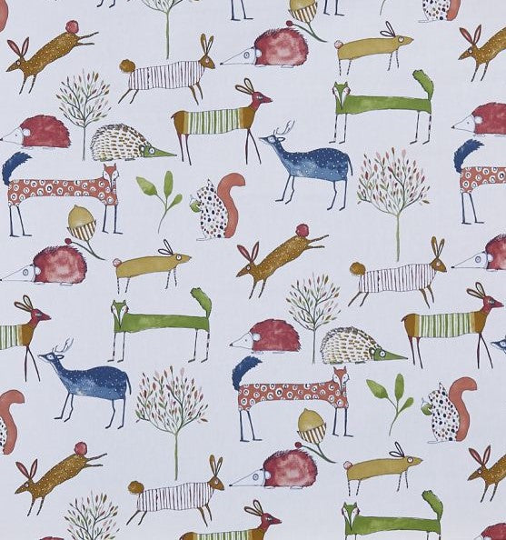 Oh My Deer Berry Oilcloth - PVC Tablecloths & Vinyl Tablecloths