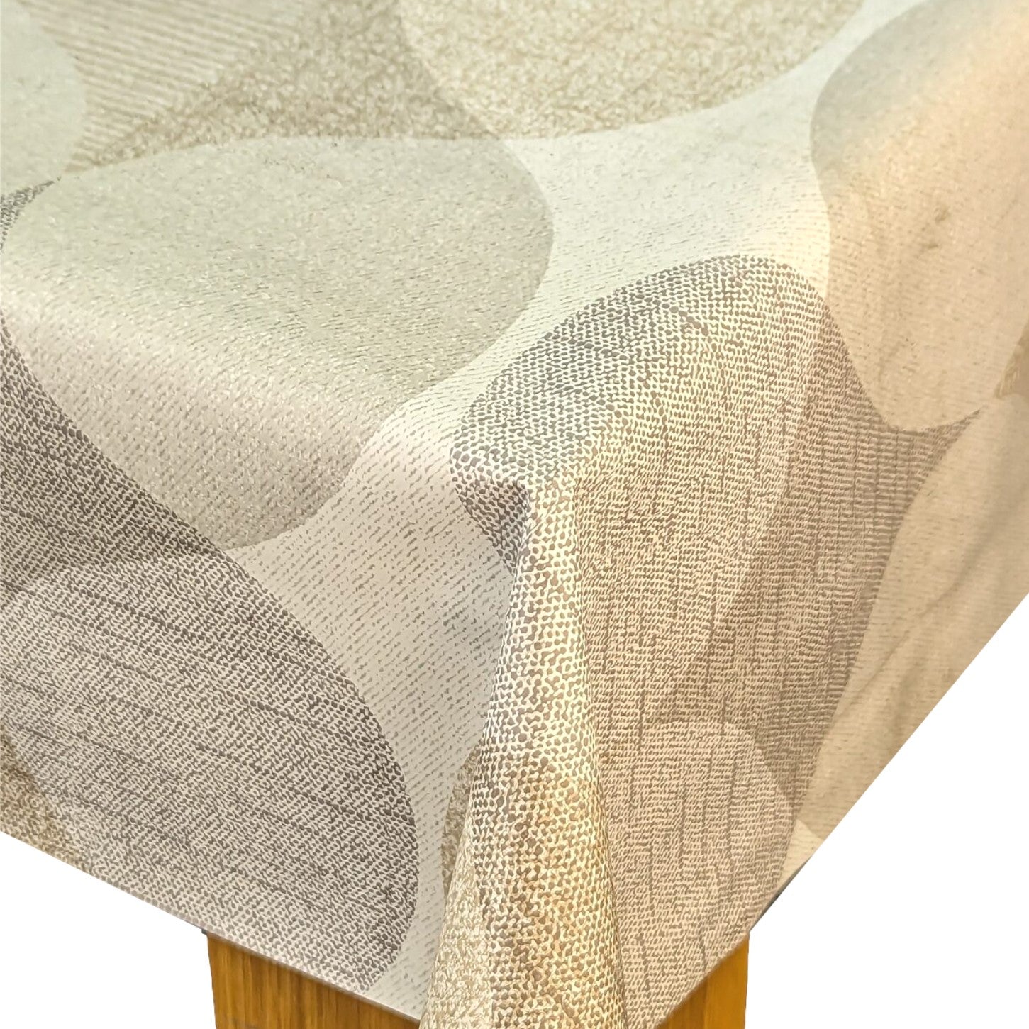 Natural Hourglass Shapes Vinyl Oilcloth Tablecloth - Wipe Clean ...