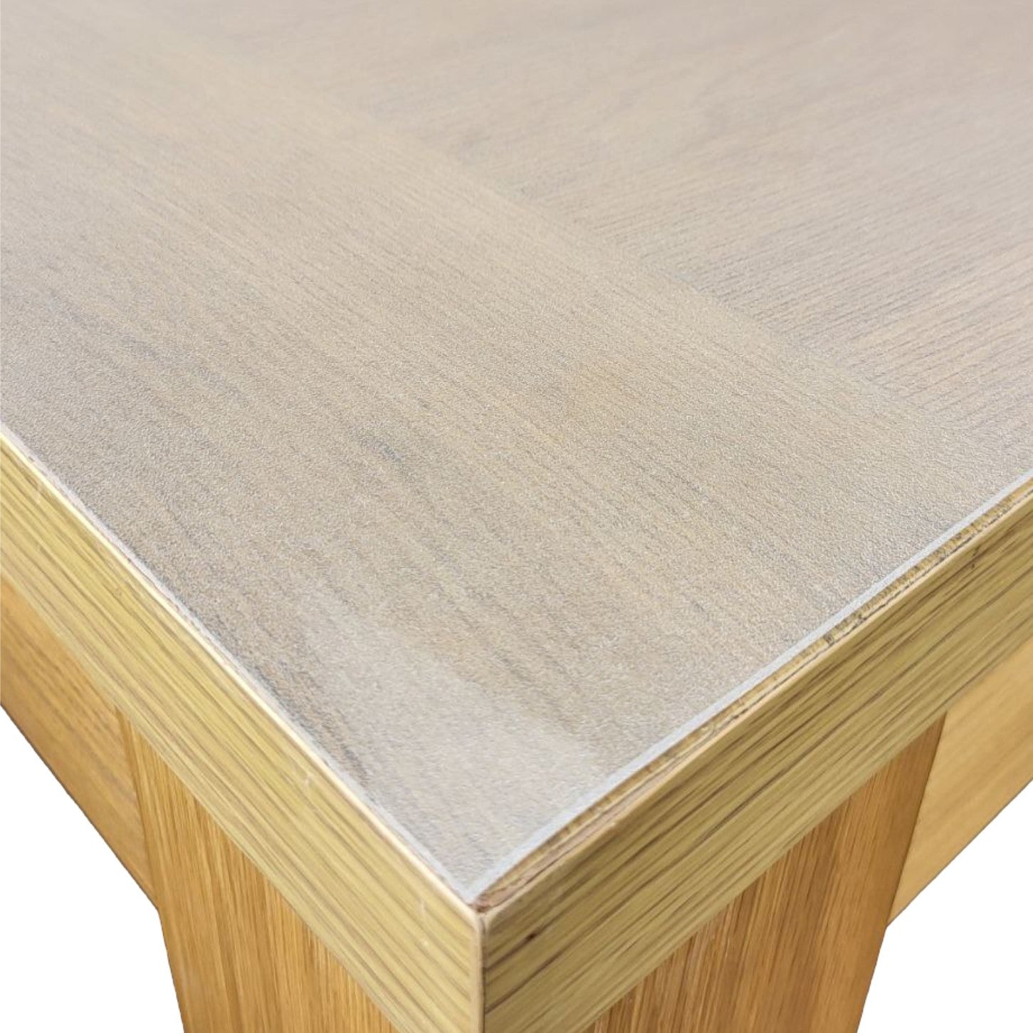 Frosted Effect Matt Crystal Clear Thick Table Protector 120cm wide ...