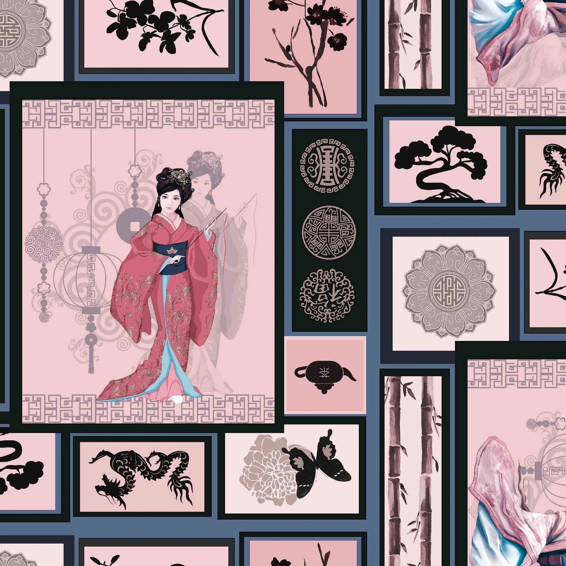 Japan PVC Vinyl Tablecloth Roll 20 Metres x 140cm