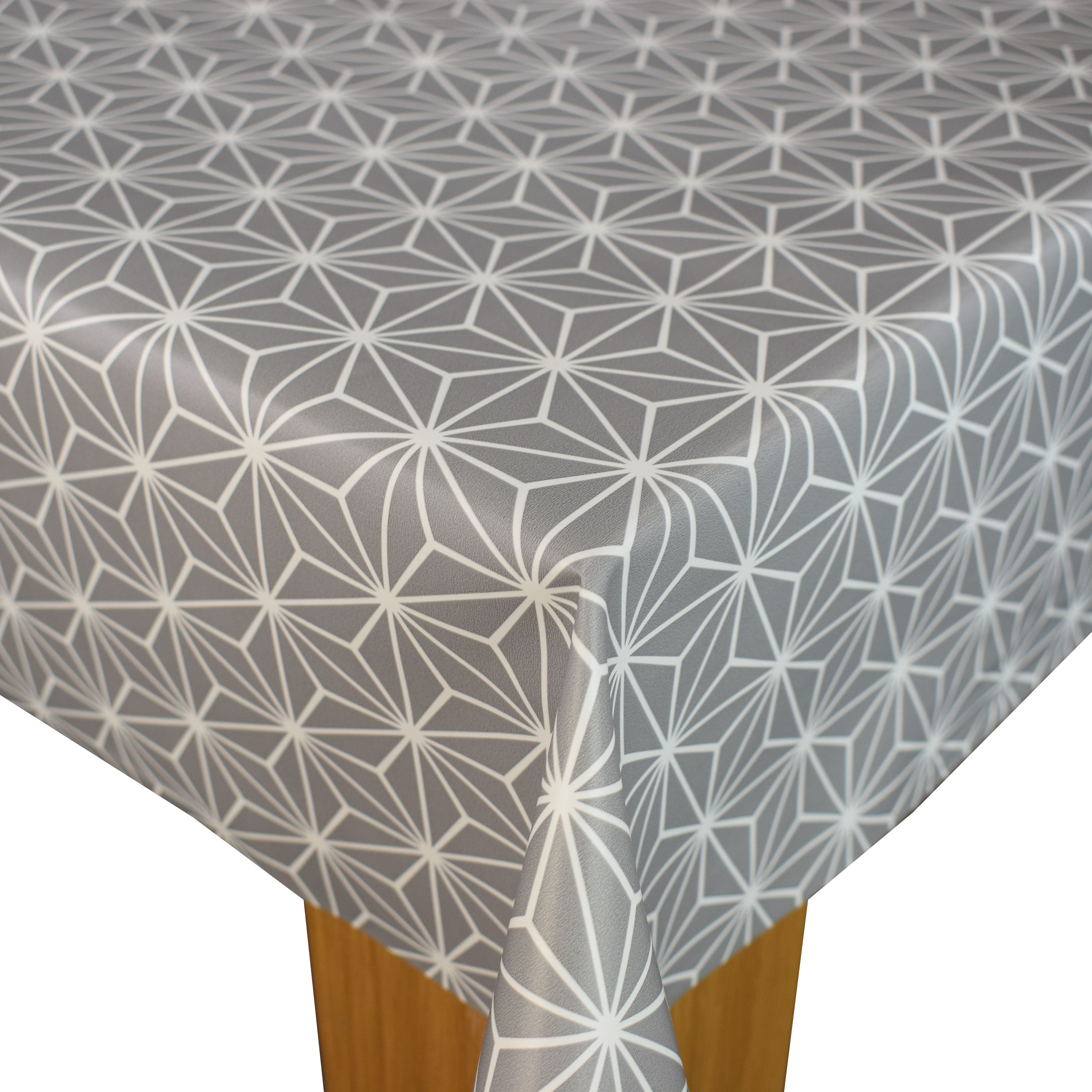 Extra Wide Wipe Clean Tablecloths - Up to 180cm - Wide PVC Vinyl