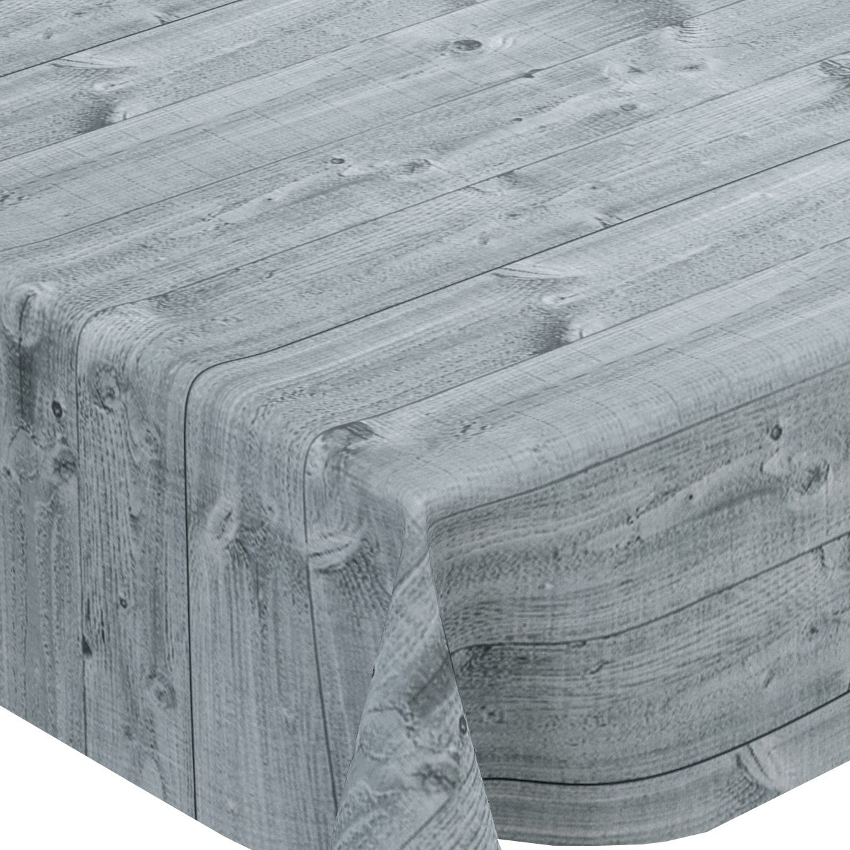 Grey Wood Effect Vinyl Oilcloth Tablecloth - Wipe Clean Tablecloths ...