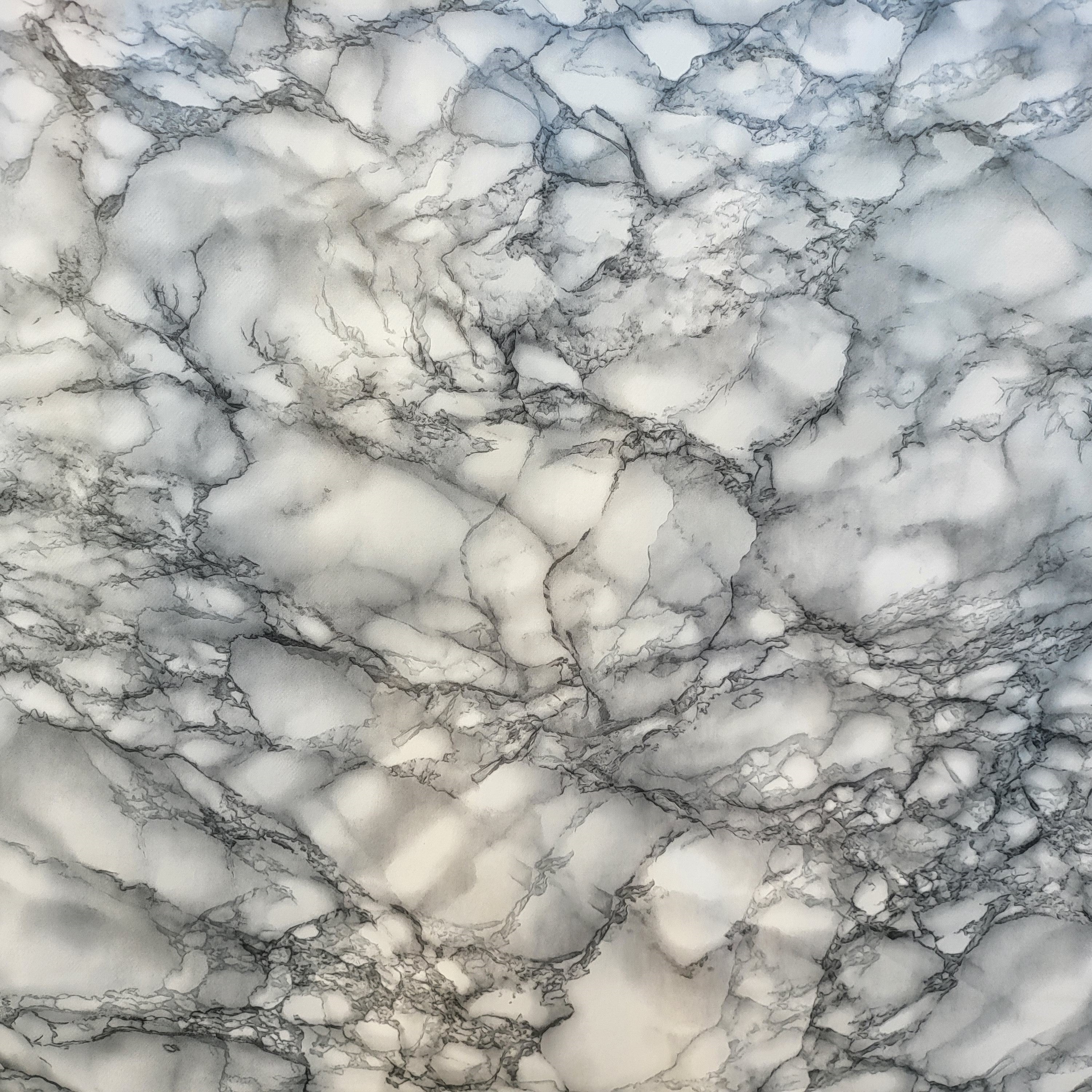 marble effect grey PVC Vinyl Tablecloth 20 Metres