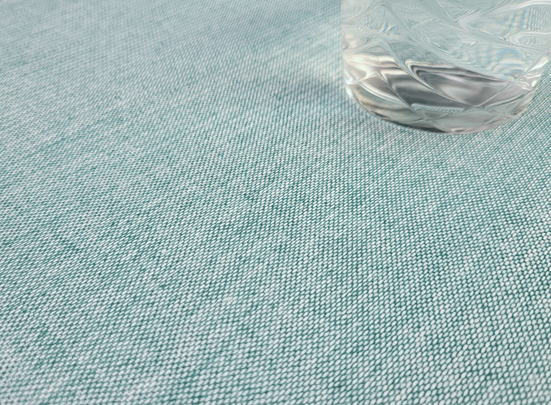 Plain Hessian Textured Duckegg Vinyl Oilcloth Tablecloth Vinyl Oilcloth ...